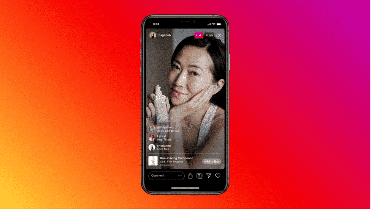 Shopping comes to Instagram Live