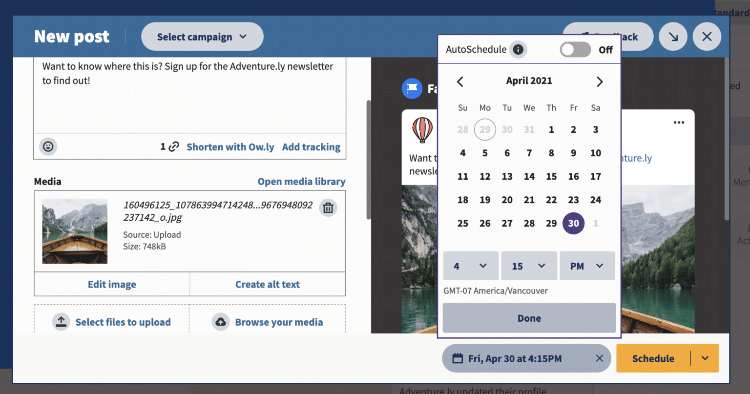 How To Schedule Posts on Facebook [Top Tools + Tips]