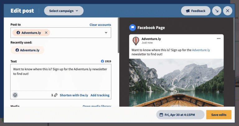 How To Schedule Posts on Facebook [Top Tools + Tips]