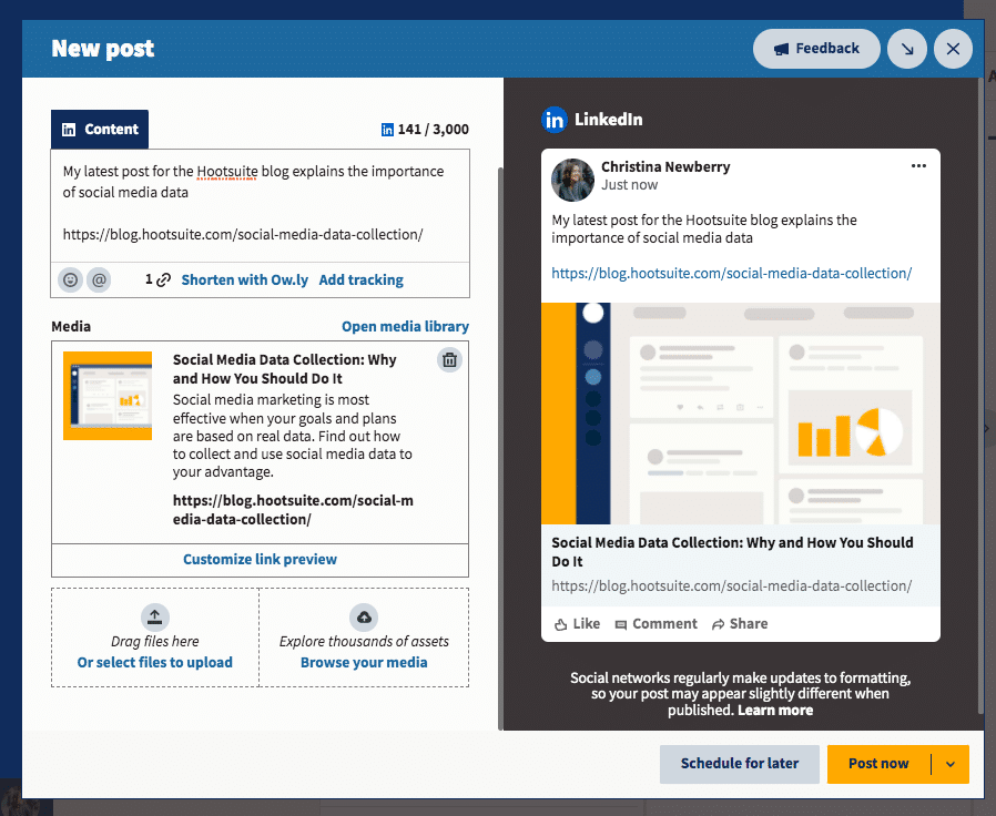 How To Schedule LinkedIn Posts A Quick And Simple Guide Vroqr