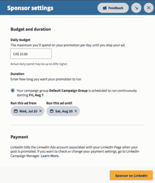 LinkedIn post boosting: Pay a little, get a lot (more views)