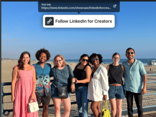 LinkedIn launches link sticker feature