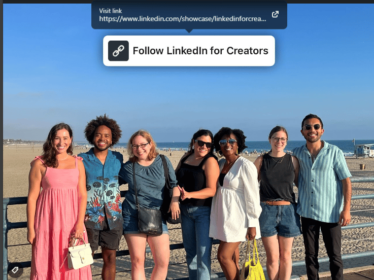 LinkedIn launches link sticker feature