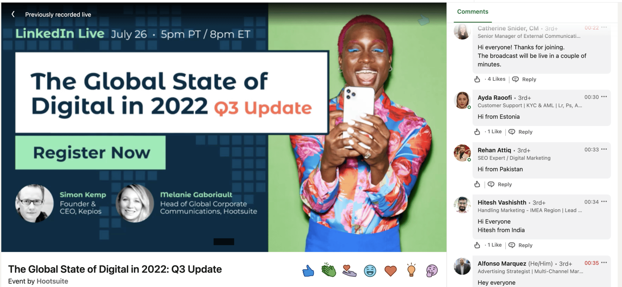 How to Use LinkedIn Live: The Complete Guide for Marketers - Amplitude ...