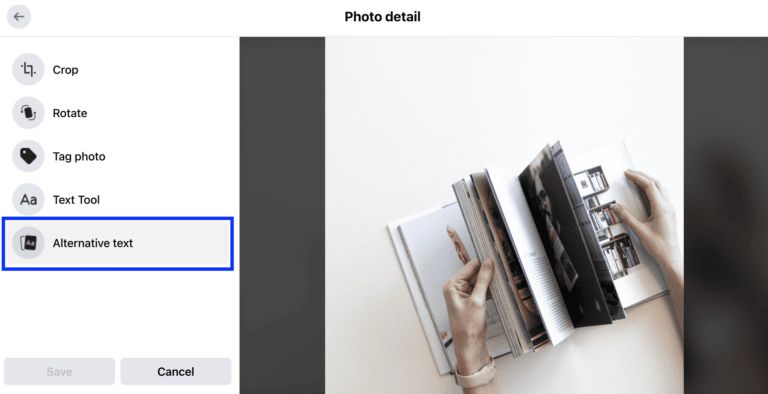 Why Facebook alt text is important (and how to use it right)