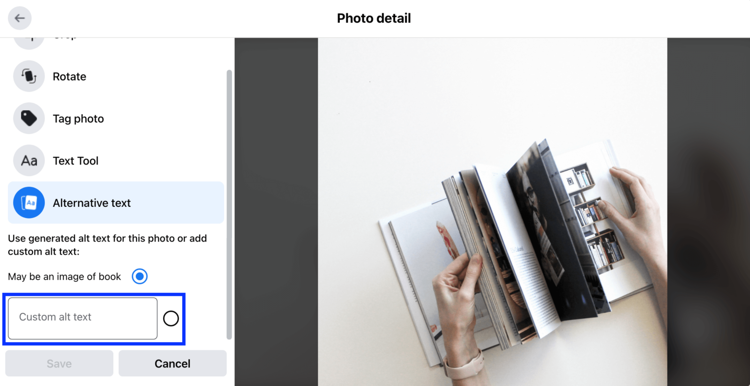 Why Facebook alt text is important (and how to use it right)