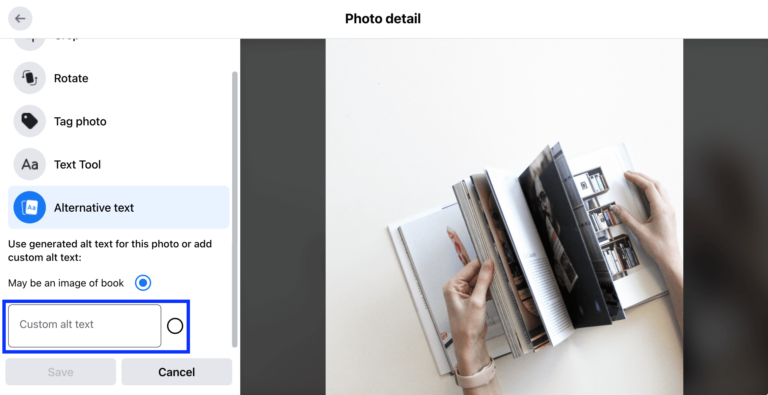 Why Facebook alt text is important (and how to use it right)