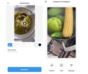 Cómo hacer repost de un Reel de Instagram