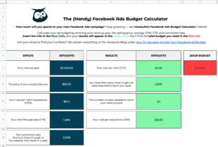 How to calculate and set your Facebook Ad budget [free tool]