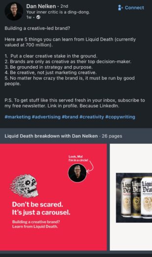 How to Boost Engagement With LinkedIn Carousel Posts and Ads