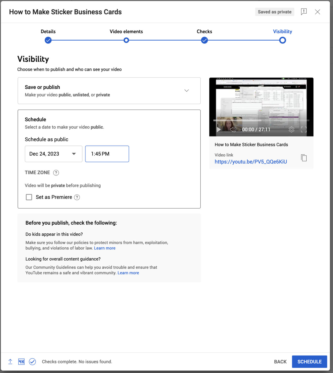 How to Schedule a YouTube Video: 2024 Guide