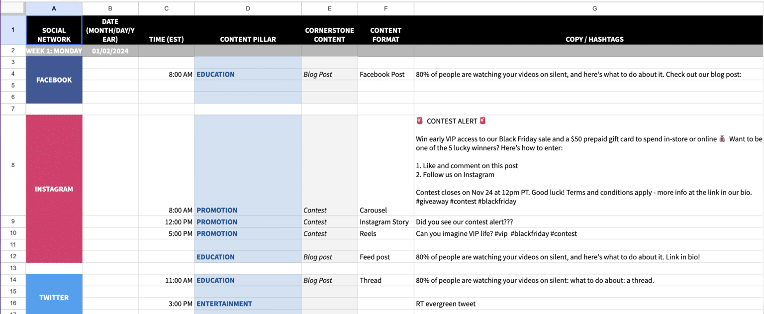 Content Planning for Social Media in 8 Steps [2024 Guide]