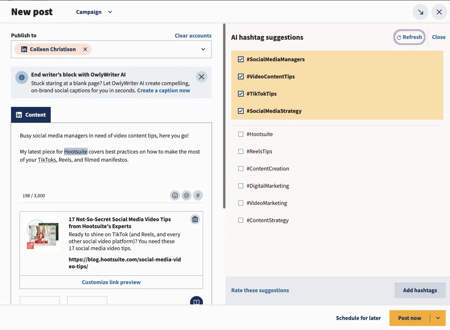 The ultimate guide to LinkedIn hashtags in 2025: Tools + top trends ...