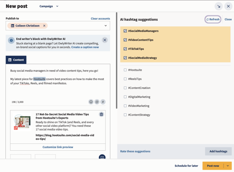 The ultimate guide to LinkedIn hashtags in 2025: Tools + top trends ...