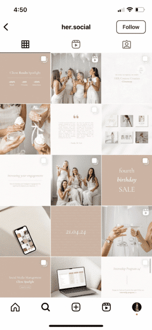7 Tips To Improve Your Instagram Grid Layout [Tips + Examples]