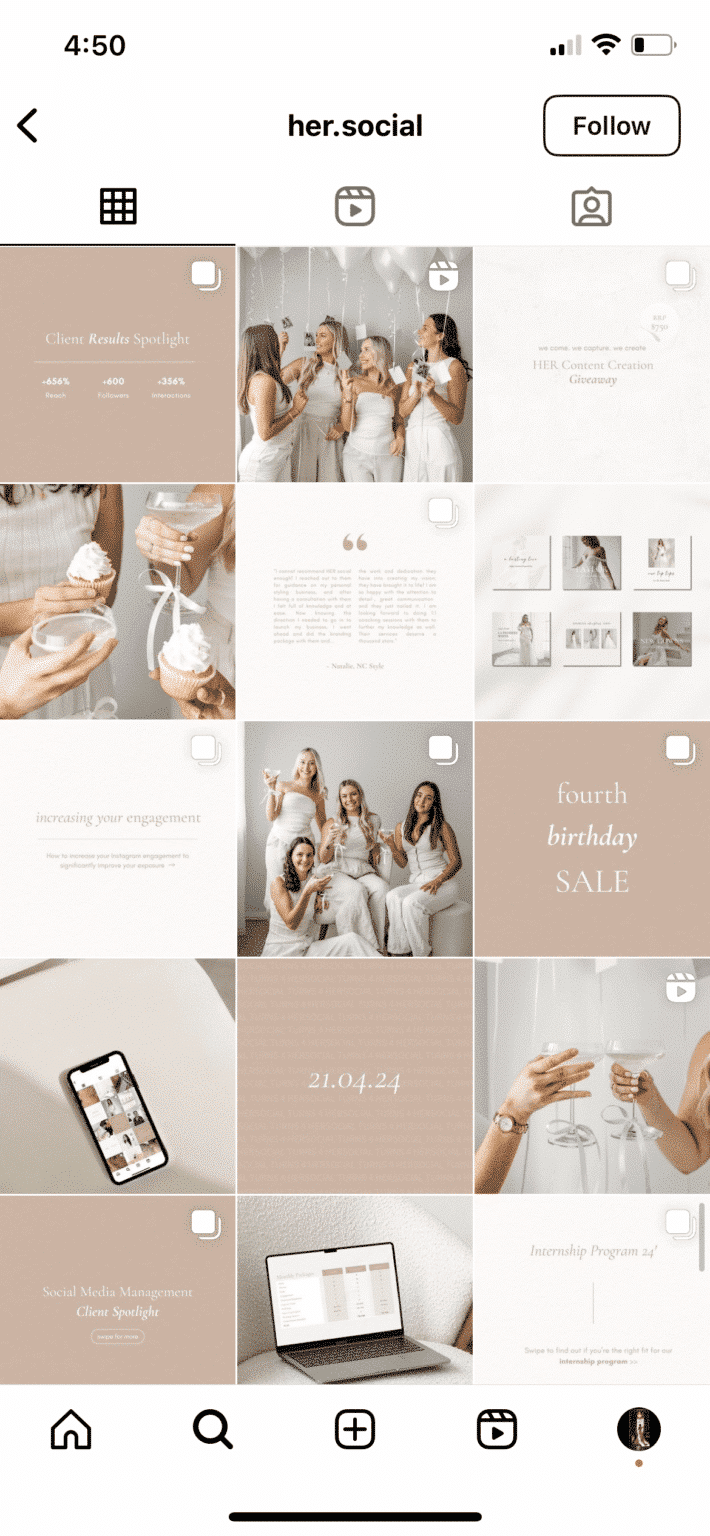 7 Tips To Improve Your Instagram Grid Layout [Tips + Examples]