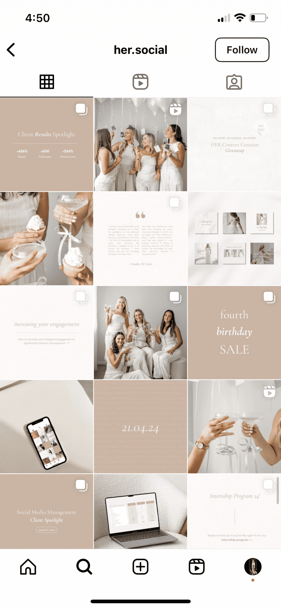 7 Tips To Improve Your Instagram Grid Layout [Tips + Examples]