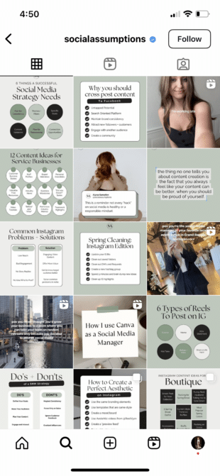7 Tips To Improve Your Instagram Grid Layout [Tips + Examples ...