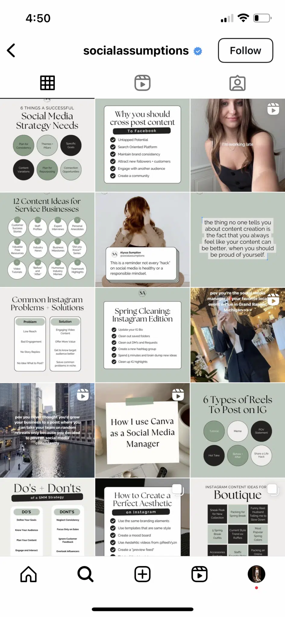 7 Tips To Improve Your Instagram Grid Layout [Tips + Examples]