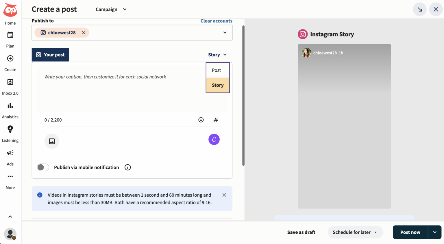 Schedule Instagram Stories like a pro: 4 simple steps for 2024