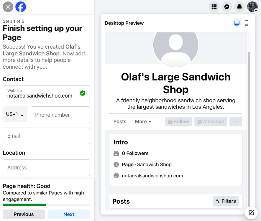 How to create a Facebook Business Page: New tips for 2025 - Amplitude ...