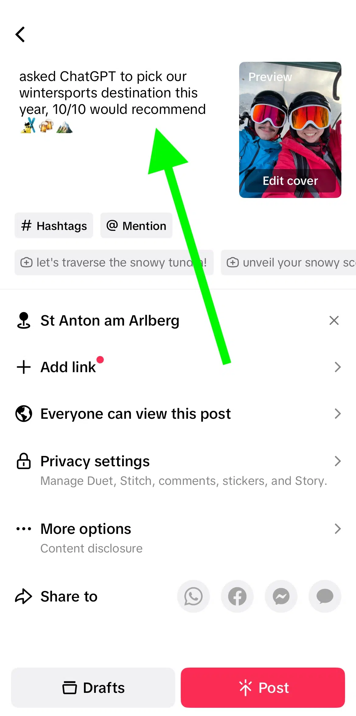 246 TikTok caption ideas [plus free caption generator]