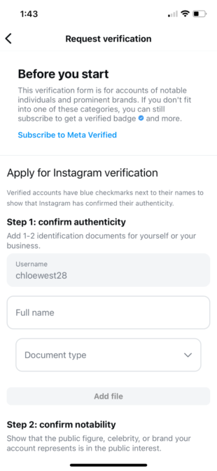 How to get verified on Instagram in 2025