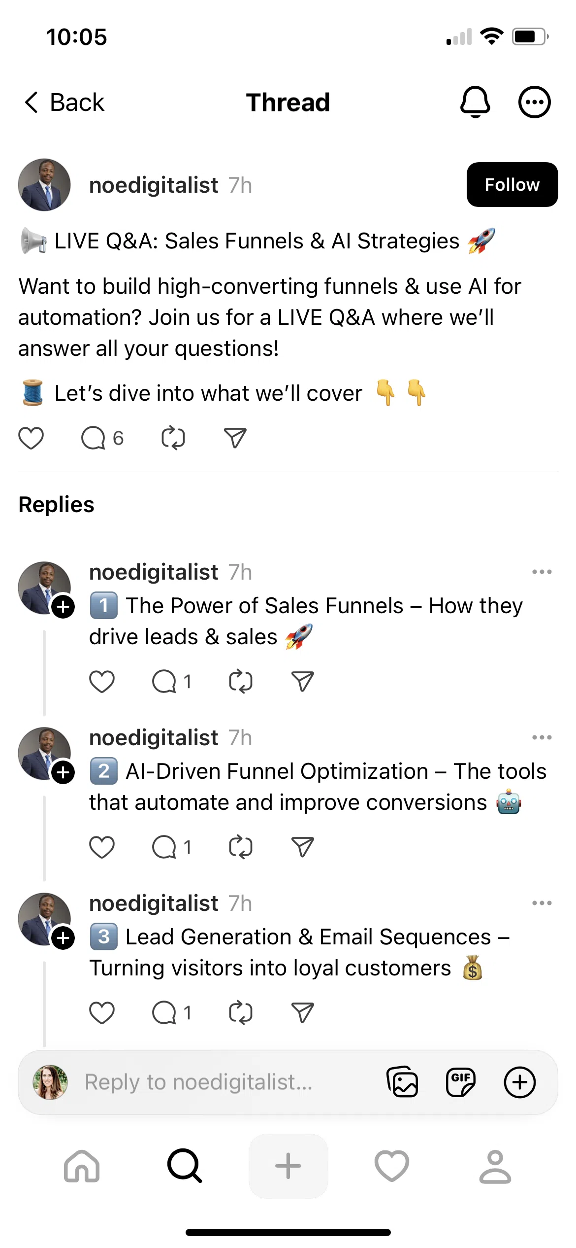 80+ Instagram Threads ideas [plus free Threads ideas generator]