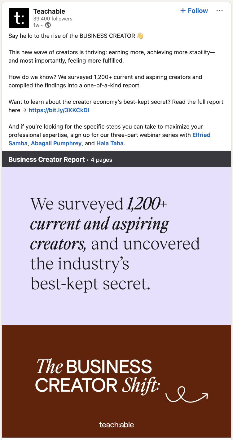 LinkedIn carousel: How to create engaging posts for better reach