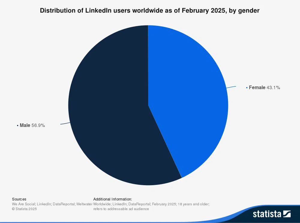 2025 LinkedIn demographics: Key stats and what they mean