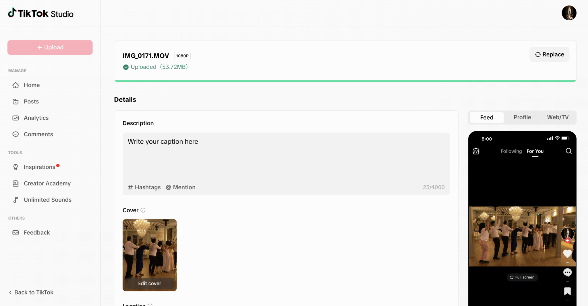 TikTok desktop: How to use and post TikToks from your computer - Amplitude Marketing