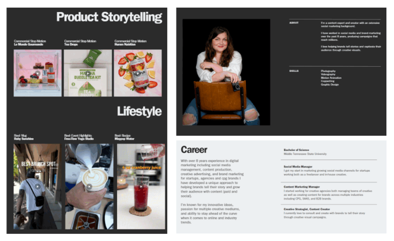 How to create a social media portfolio (free template + examples)