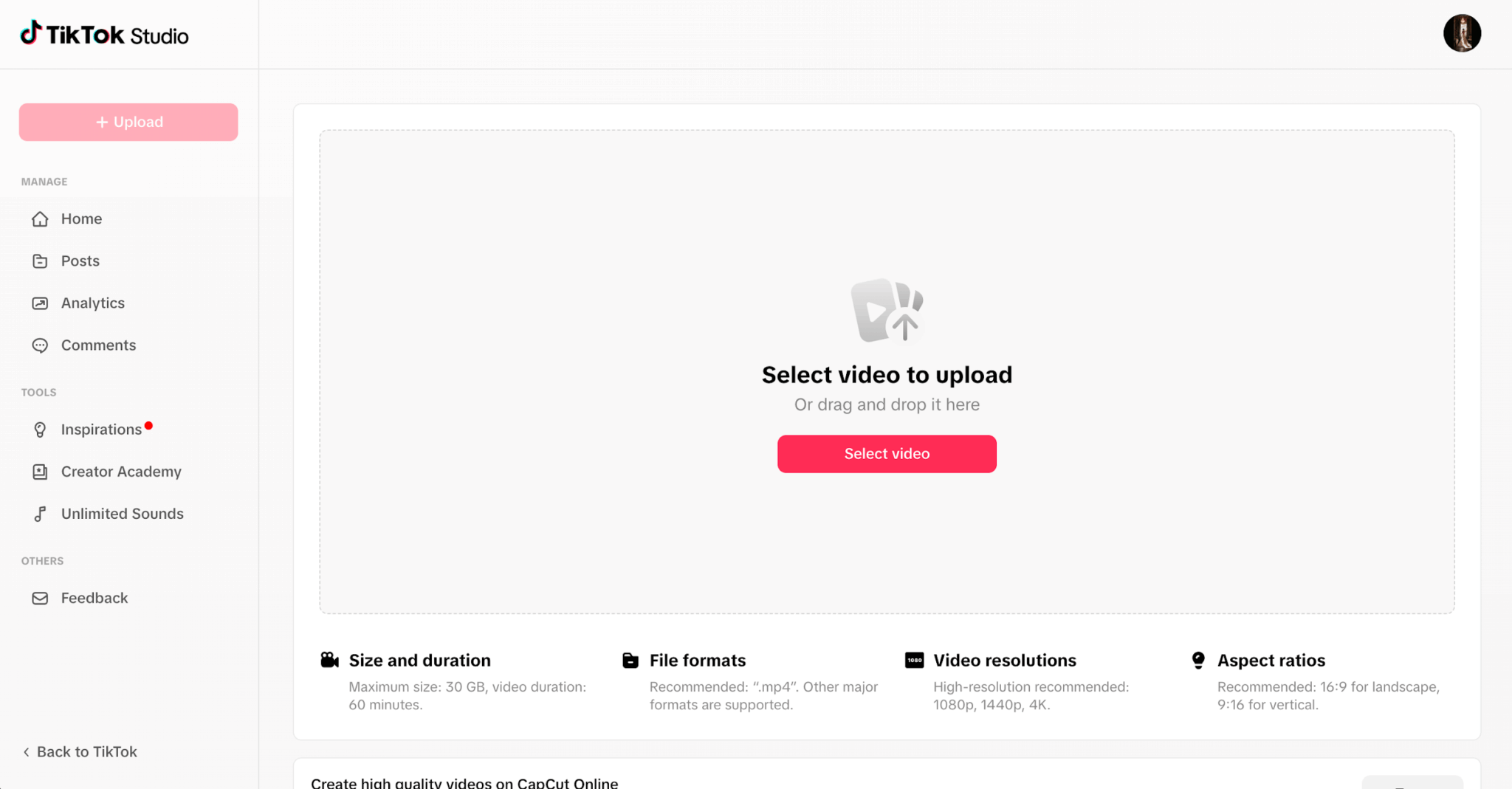 TikTok desktop: How to use and post TikToks from your computer - Amplitude Marketing