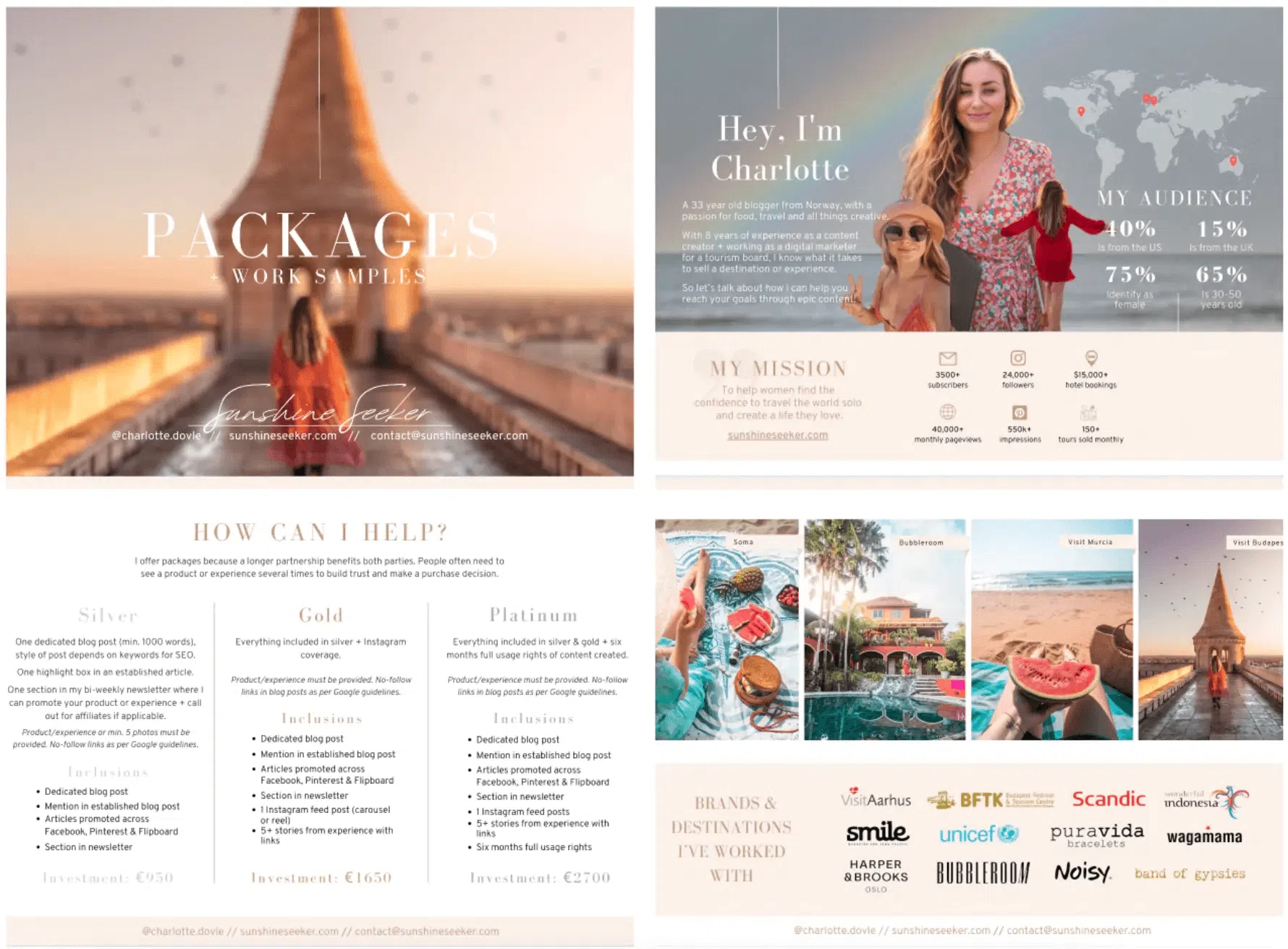 Influencer media kit 101: Free template and expert tips - Amplitude ...