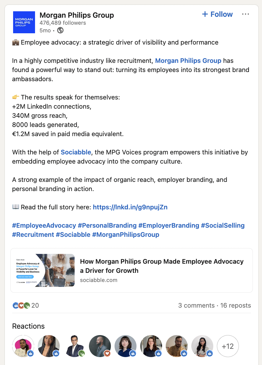 What are the best employee advocacy program examples? - Amplitude Marketing