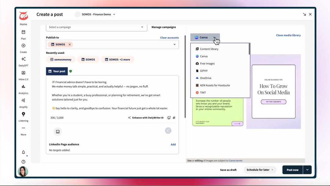 What are the latest Hootsuite product features? [Oct 2025]